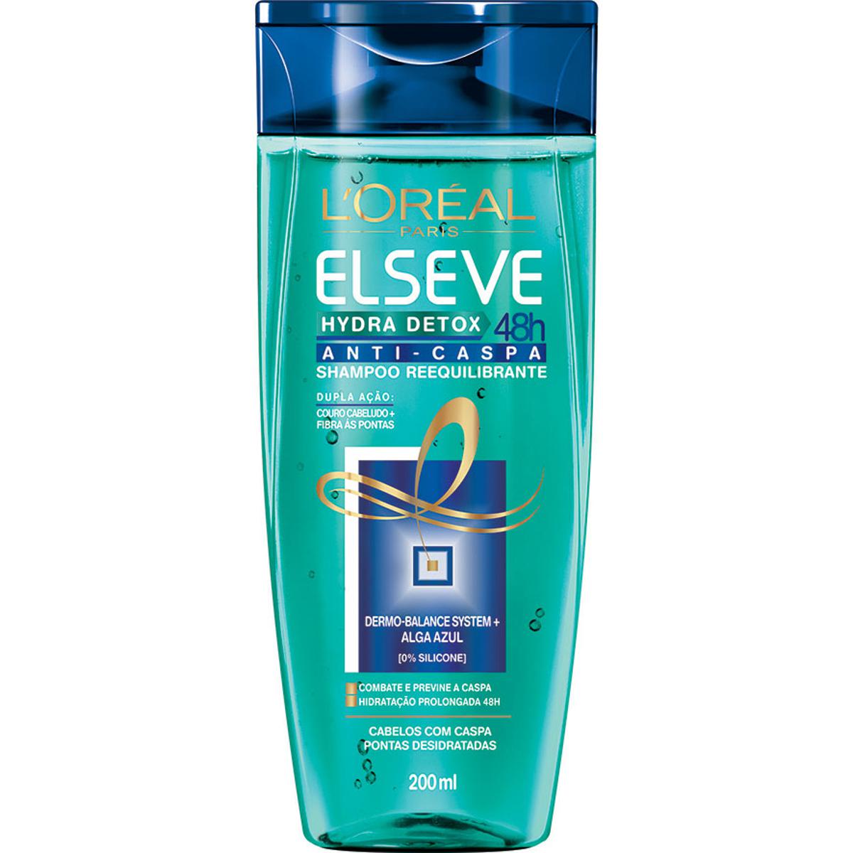 Shampoo ELSEVE Anti-Caspa Detox 2 em 1 200mL - Super José