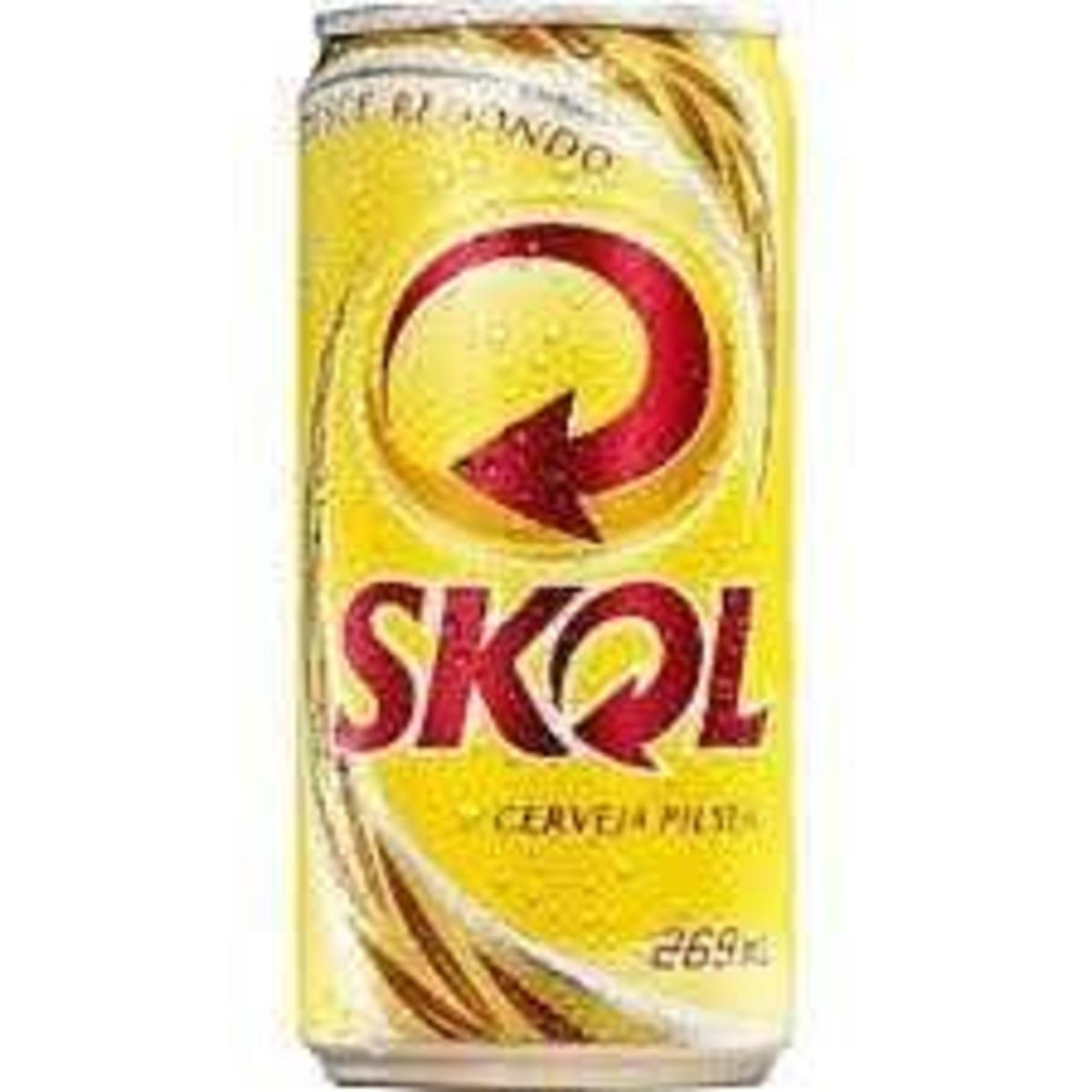 Cerveja SKOL Lata 269ml com 15 Unidades | Supermercado Canteiros - Qe 44